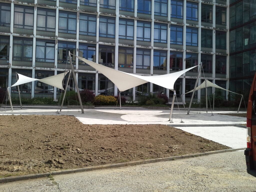 Structures métallo-textiles - Technique Voile